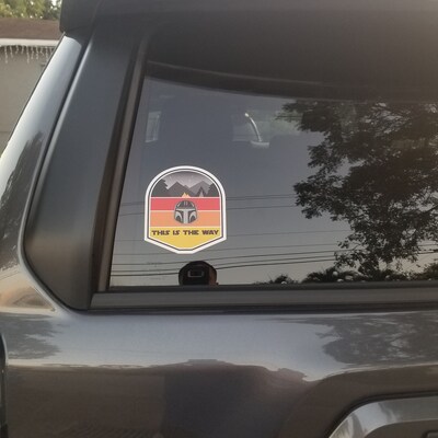 Camping This is the Way Toyota Colors Sticker Decal for 4runner, Tacoma ...