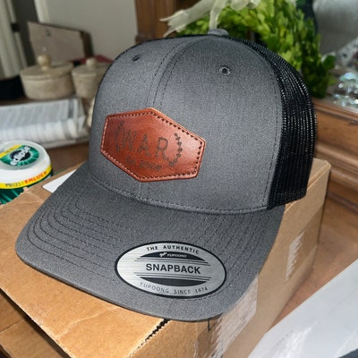 Custom Leather Patch Hats Retro Classics Trucker Snapback Stitched,not ...