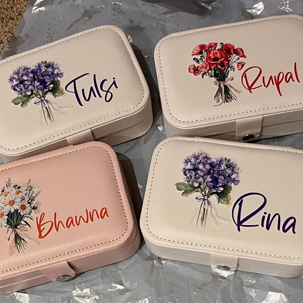 Flower Bouquet Jewelry Box, Mother's Ay Gifts, Gift for Her ...
