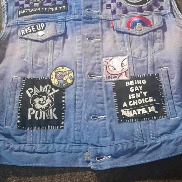 Queer Patch,transgender Patch, LGBTQ Gift, Punk Patches ,denim Jacket ...
