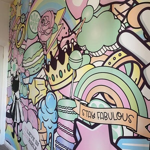 White Gaming Abstract Wallpaper - Etsy