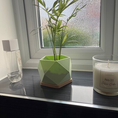 Rounded Cube Pot Planter Pot With Feet Coloured Pot Indoor - Etsy UK