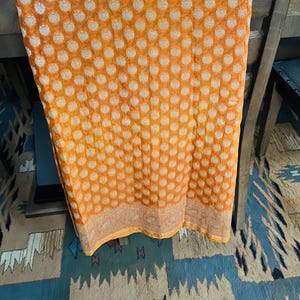 Kerala Cotton Tissue Silk Saree With Gold Kasavu Border and Hand ...