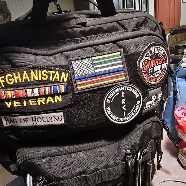 First Responders Flag Patch, Embroidered Iron-on/hook & Loop Badge ...