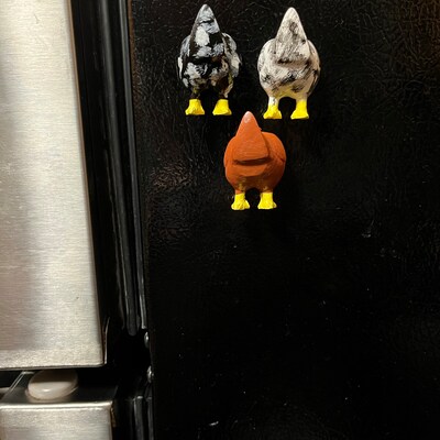 Macaron Color Matte Round Fridge Magnet Colorful Resin - Etsy