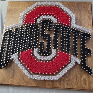 Made to Order Sports String Art With Hooks-baseball, Softball ...