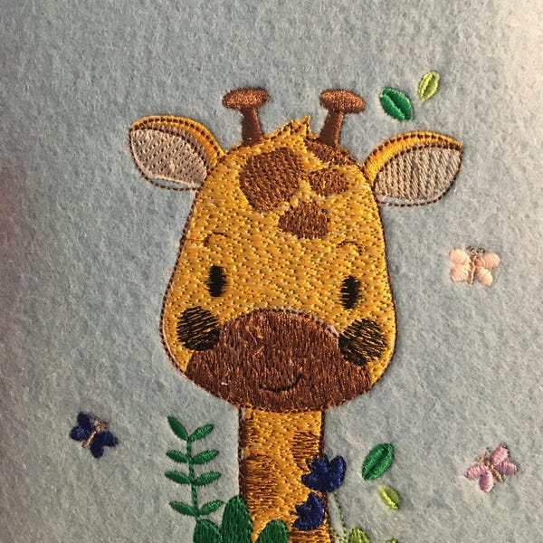Giraffe Embroidery Design - Animal Embroidery Designs Machine ...