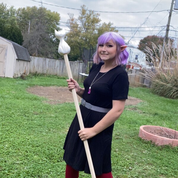 Doublesided Amity Cat or Lillith Staff Topper 3d Print - Etsy