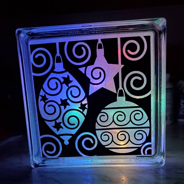 Christmas Glass Block SVG, Glass Block SVG Cut File, Glass Blocks ...