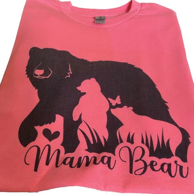Mama Bear Svg Png Eps Pdf Files, Bear Mama Svg, Mama Baby Bear Svg, Mom ...