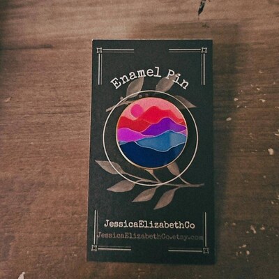 Subtle Bisexual Flag Enamel Pin Enamel Cute Pin Set Pins Laple Pin Hard ...