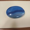 BLUE ONYX Worry Stone Natural Stone Hand Carved Gemstone Worry Stone - Etsy