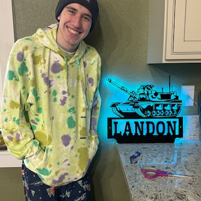 Game Controller Metal Sign LED Lights V1, Custom Gamer Metal Sign, Game ...