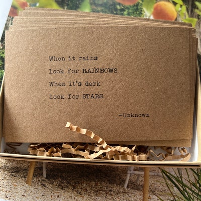 Box of Variety Inspirational Quote Card Mindfulness Gift Assorted ...