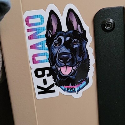 Police K9 Window Decal/k9 Unit Decal/caution K9 Decal/police Dog Decal ...