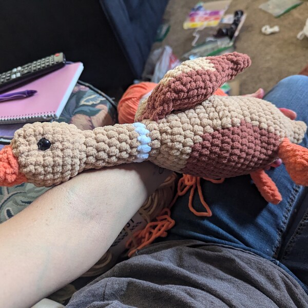 CROCHET PATTERN Goose. Wild Goose. Snuggle Toy. Amigurumi Goose ...