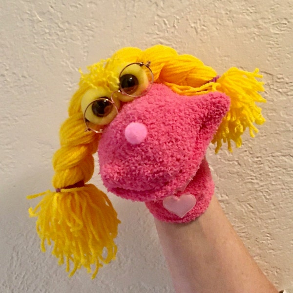 Funny Sock Puppet in Christmas Colors Gift for Young Children , Unique ...