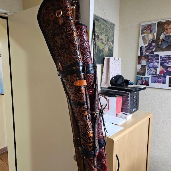 Brown Leather QUIVER/ Side Quiver / Arrow Hip Quiver / Medieval Quiver ...