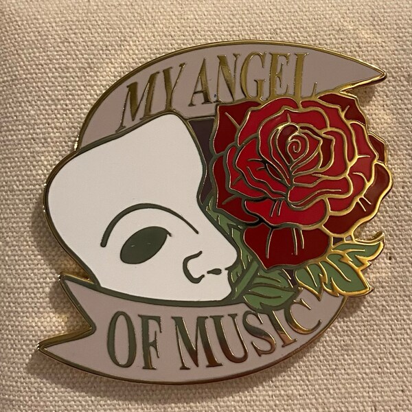 Phantom of the Opera Enamel Pin - Etsy