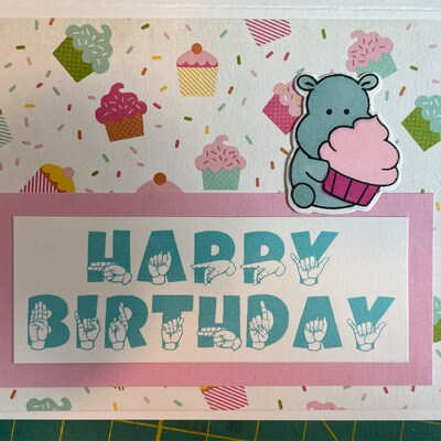 Printable ASL Birthday Card With ASL Alphabet FREE Envelope Template ...