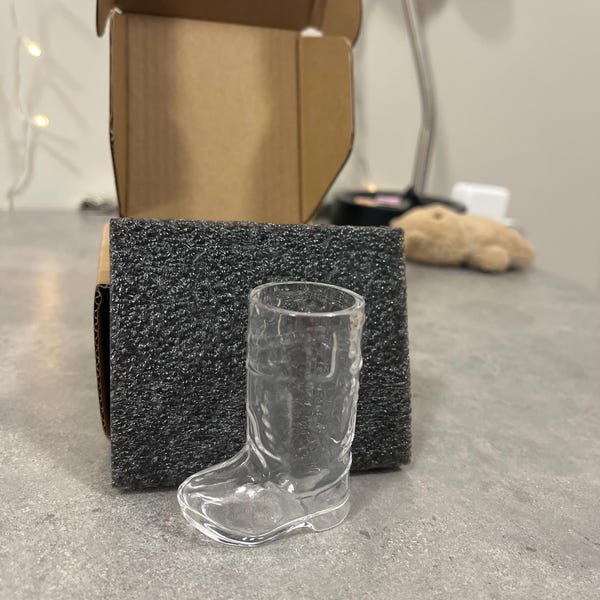 Personalized Cowboy Boot Shot Glass Set, Real Glass - Cowgirl ...