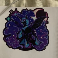 4 X 4 Holographic Nightmare Moon MLP Vinyl Sticker - Etsy
