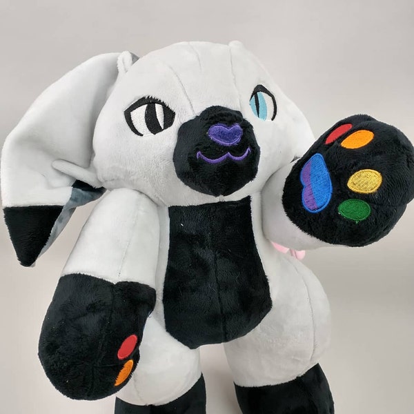 Furry Plush Sewing Pattern Bundle - Feline Canine 20 Inch Standing ...