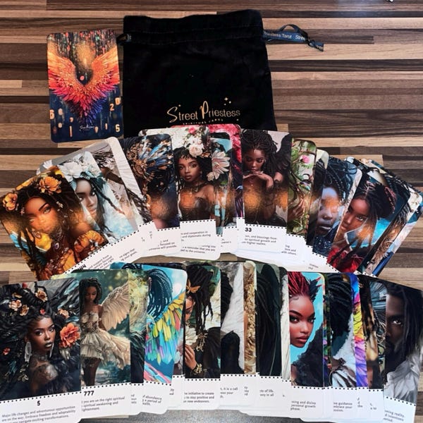 Tea Leaf Oracle Card Deck With Guidebook | 51 Tarot-sized Cards ...