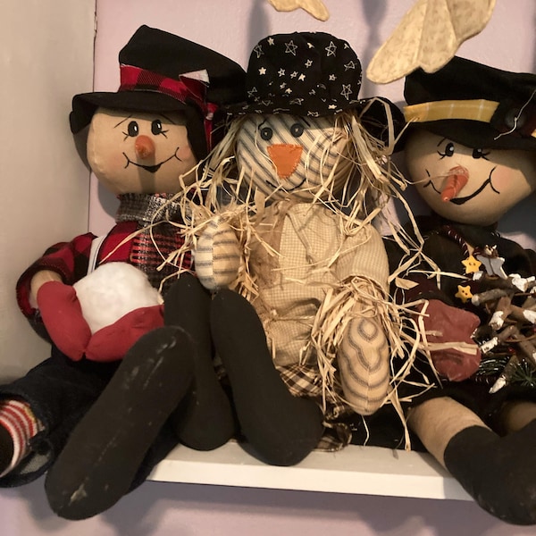 Primitive Scarecrow Doll Pattern Pipa the Lil' Peep Fall Raggedy ...