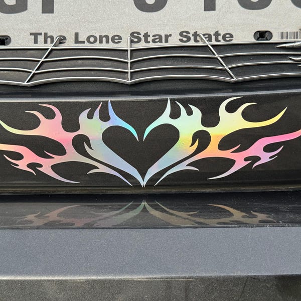 Car Tramp Stamp Vinyl Decal | Rearview Mirror Window Bumper Sticker ...