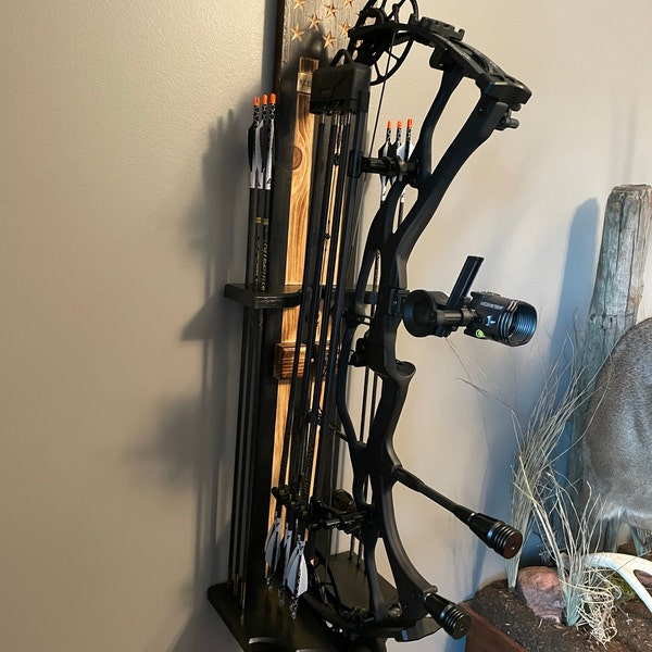 American Flag Crossbow/compound Bow Rack - Etsy
