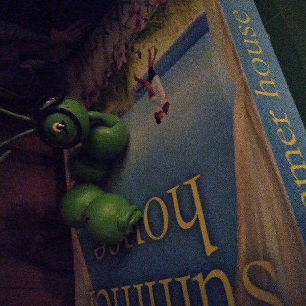 Handmade Wooden Book Worm; Bookworm;large and Small Book Worm Decor ...