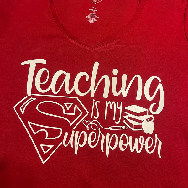 Teaching is My Superpower Svg, Teaching Svg, School Svg, Teacher Svg ...