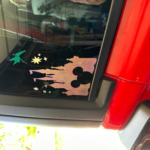 Disney Castle Car Decal - Etsy