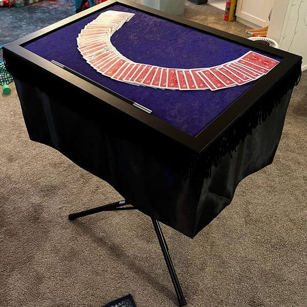 Magic Table With Built in Close up Pad and Servante - Etsy