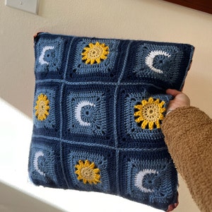 Sun and Moon Tote Bag Crochet PDF PATTERN Intermediate english - Etsy