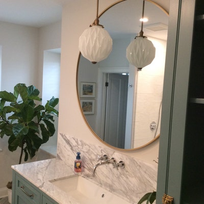 Mid Century Modern Pendant Lighting Hand Blown Glass Ceiling Fixture ...