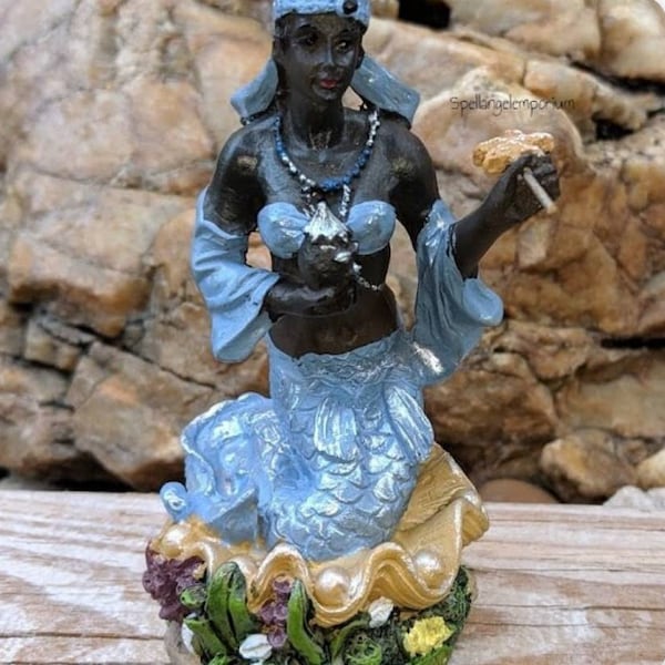 Yemaya Statue Blessed With Waters of Yemaya~ Estatua De Yemaya ...