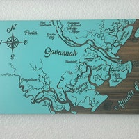 Harahan, Louisiana Street Map Wood Wall Decor Home Decor Wood Wall Map ...