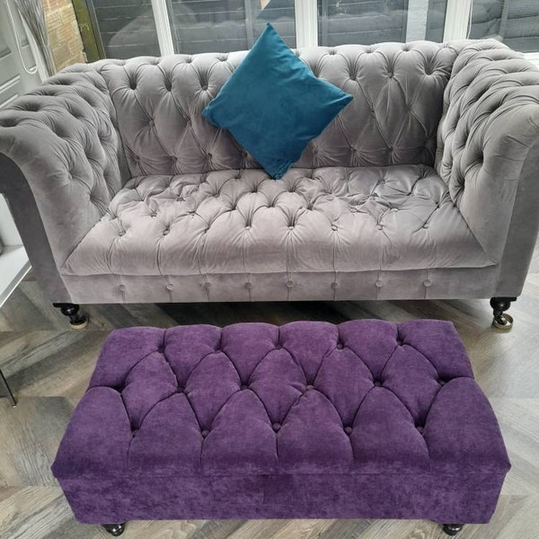 Purple Ottoman Footstool| Coffee Table| Living Room & Bedroom Kids Toys ...