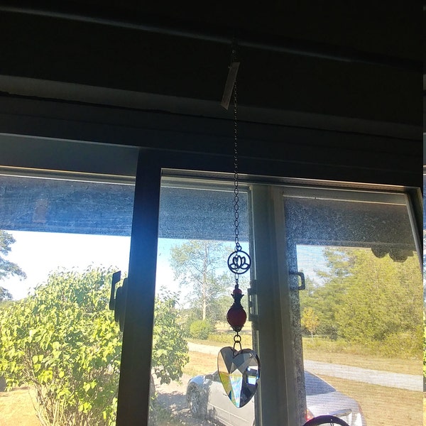 Large Window Crystal, Choice of Gemstone, Suncatcher, Feng Shui Crystal ...