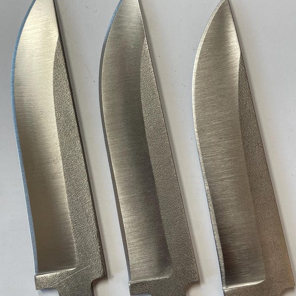 Scandi Grind Knife Blank, N690 Steel Ready Outdoor Knife Making Blades ...