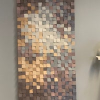 Wood Blocks, Wood Craft Blocks, Square Craft Blocks, Wood Art Blocks, 3 ...