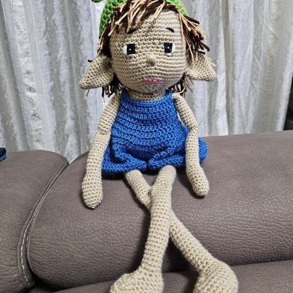 Crochet Elf Pattern: Irid, the Elf, Amigurumi Elf Pattern, Crochet Elf Digital Pattern, PDF ...