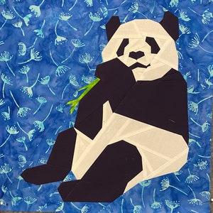 Black Bear Paper-piecing Quilt Pattern PDF - Etsy