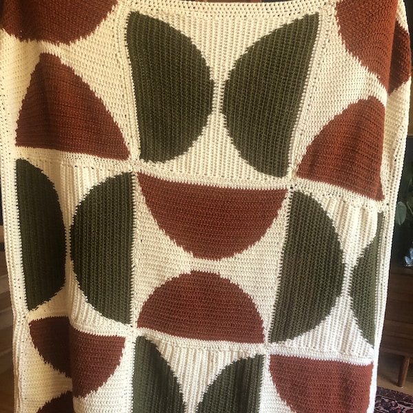 MCM Throw X Crochet Pattern - Etsy