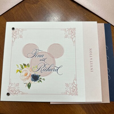 Formal Disney Wedding Invitations Elegant Disney Wedding - Etsy