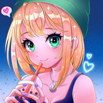 Full Illustration Commission twitch, Social Media, Youtube, Discord OC ...