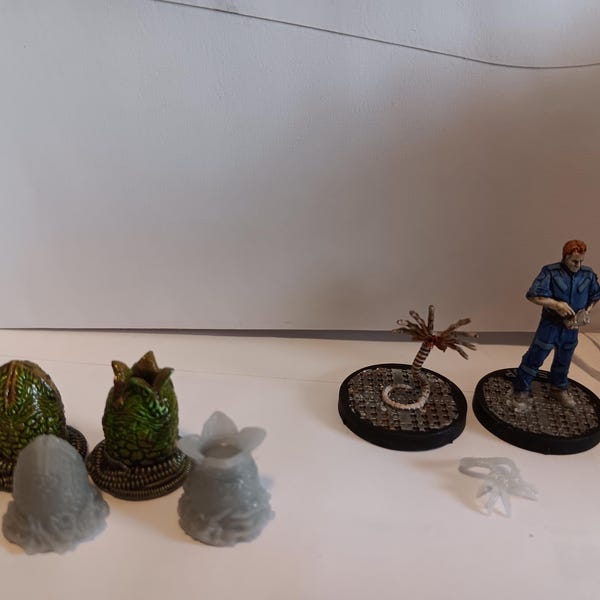 Chibi - Xenomorph Life Cycle - 3d Printed Miniatures - Etsy