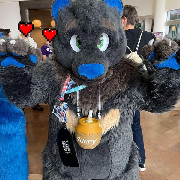 Enigmatic Beaked Furry Fursuit Head Base Moving Jaw Canine - Feline ...